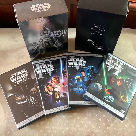 Media | Star Wars Trilogy Widescreen Dvd Set Of 4 | Poshmark